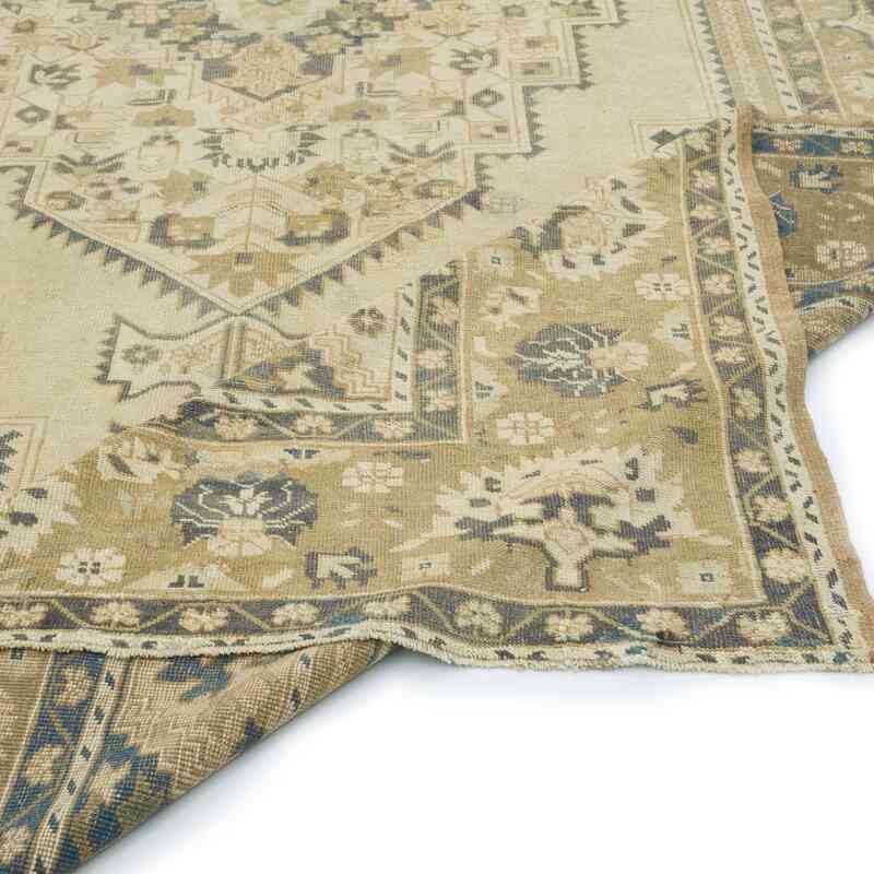 K0056416 Vintage Turkish Hand-Knotted Rug - 7' 5" x 12' 7" (89 in. x ...